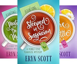 Amazon.com: Steeped in Suspicion (A Pebble Cove Teahouse Mystery Book 1) eBook : Scott, Eryn ...